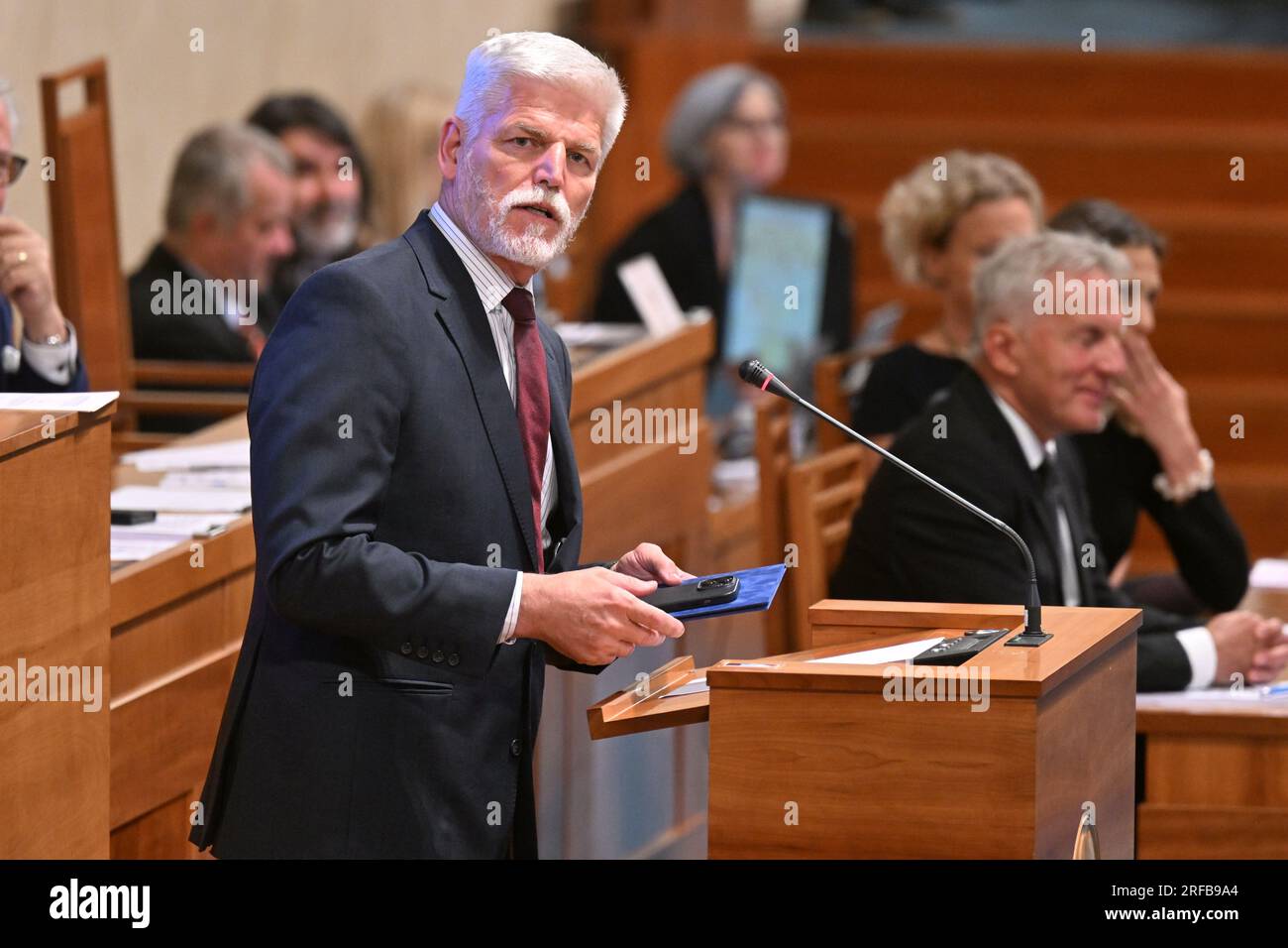 Prague, Czech Republic. 02nd Aug, 2023. Czech President Petr Pavel ...