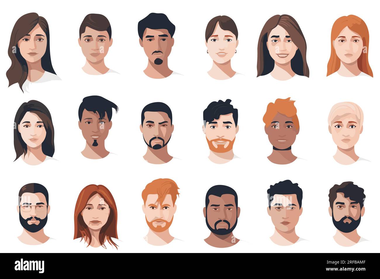 Collection of people Stock Vector Images - Alamy