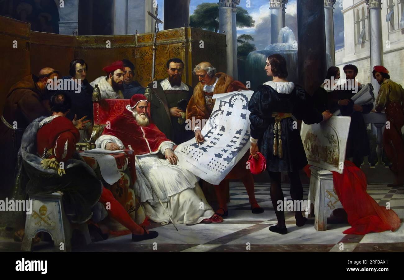 The sumptuous interior of the Louvre museum in Paris, France, stucco ...