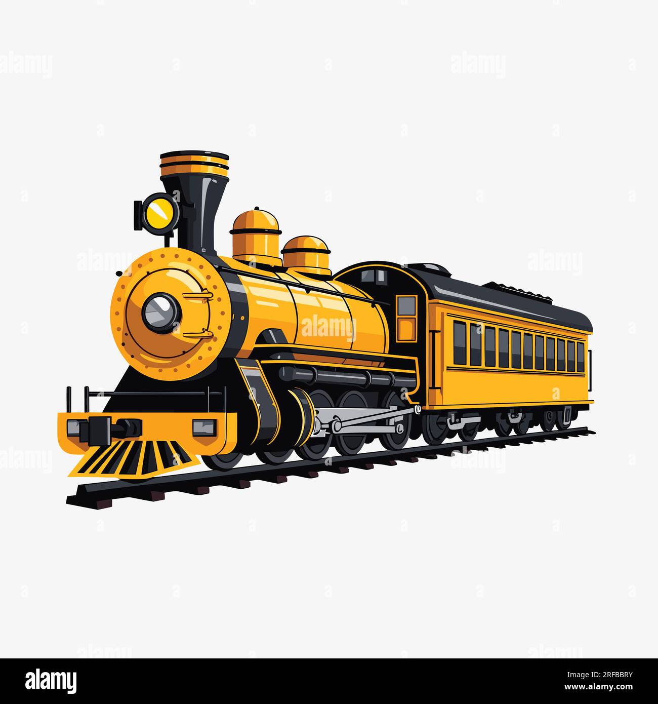 Classic railway journey artwork Stock Vector Images - Alamy