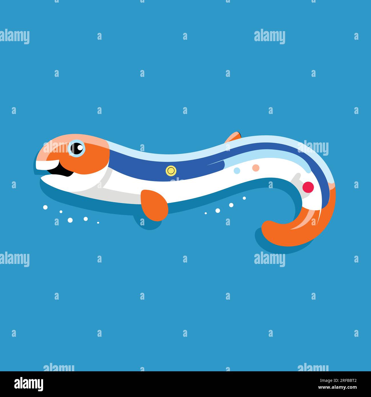 Electric eel drawing vector vectors hi-res stock photography and images ...