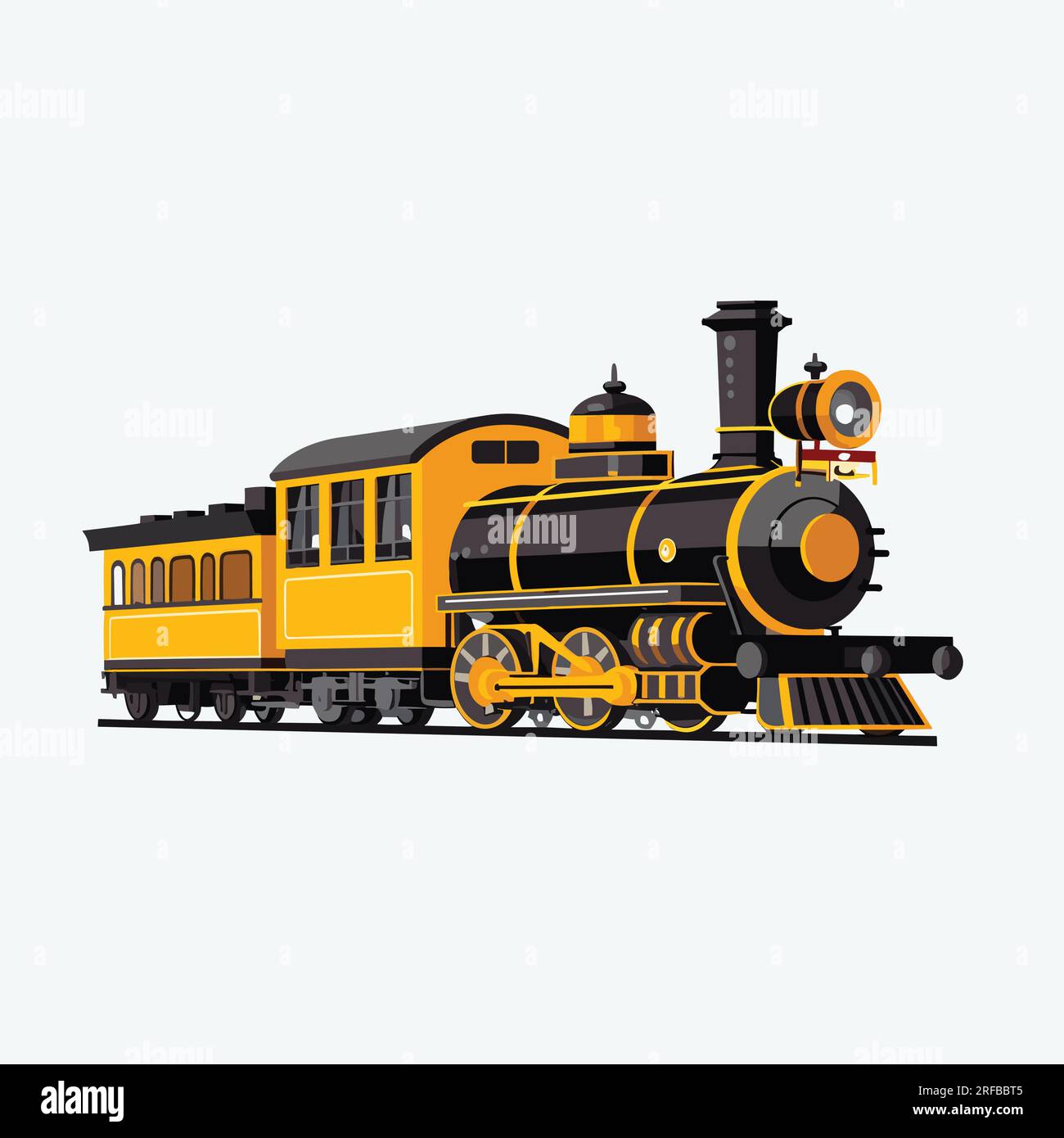 Classic railway journey artwork Stock Vector Images - Alamy