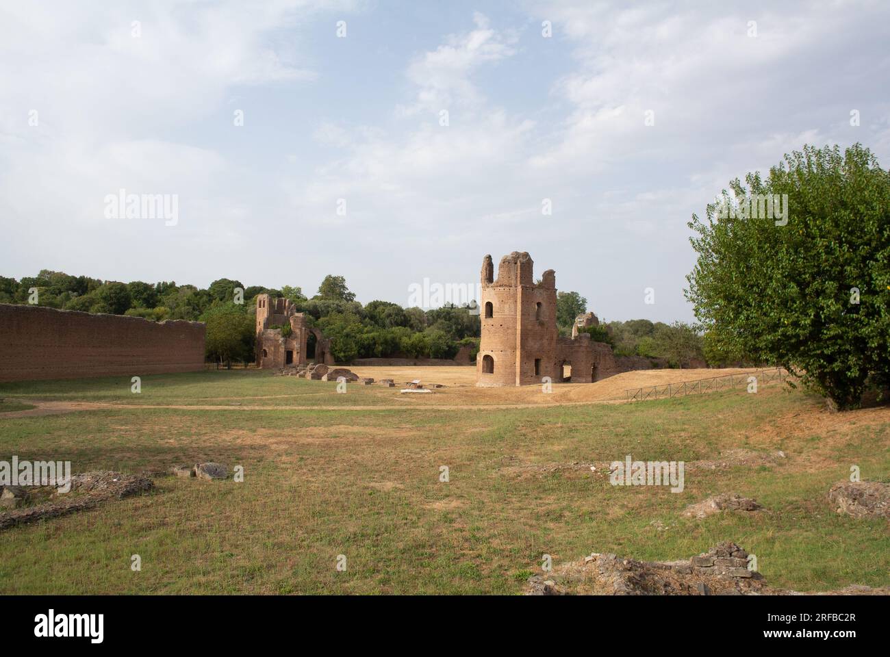 Rome, Lazio, Italy, A landscape of Villa of Maxentius( in Italian ...
