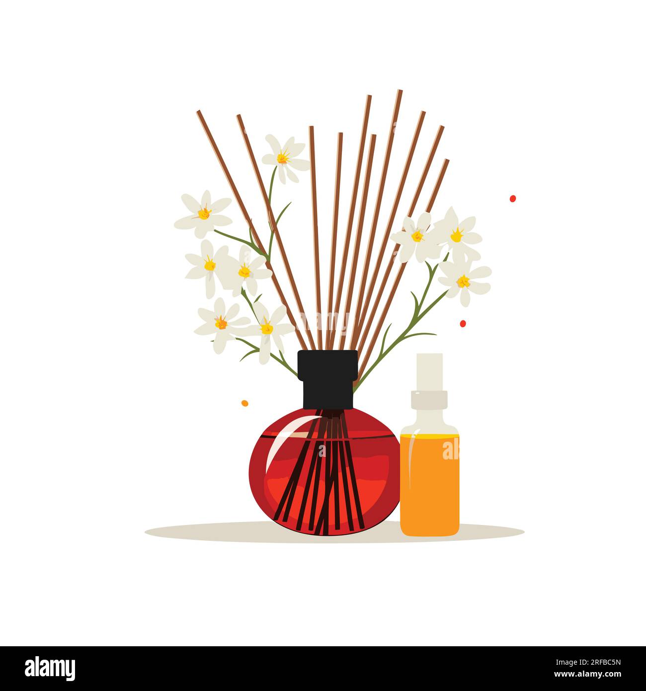 Aroma sticks Stock Vector Images - Alamy