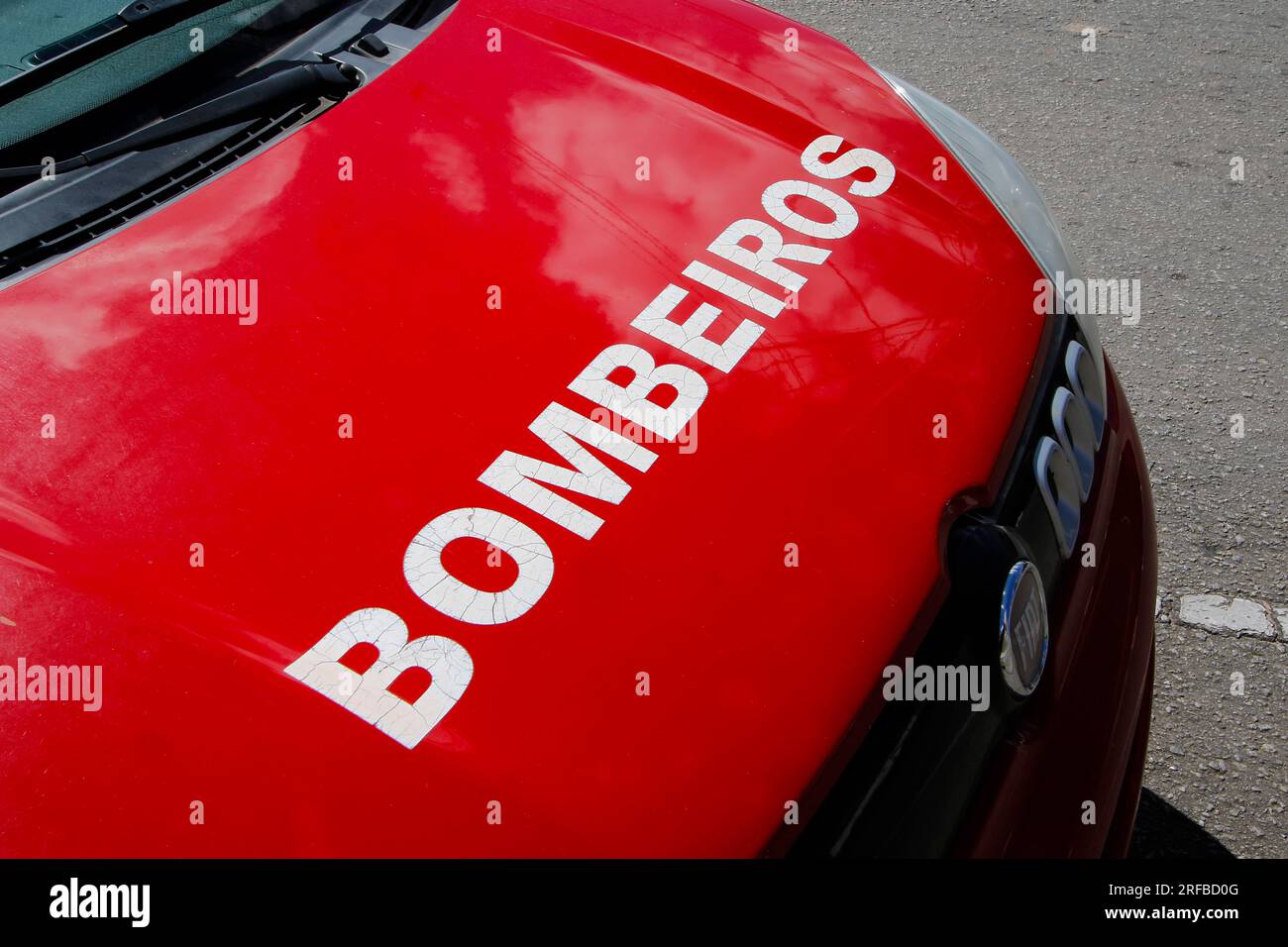 Minas Gerais, Brazil - April 24, 2023: detail of the description of the ...