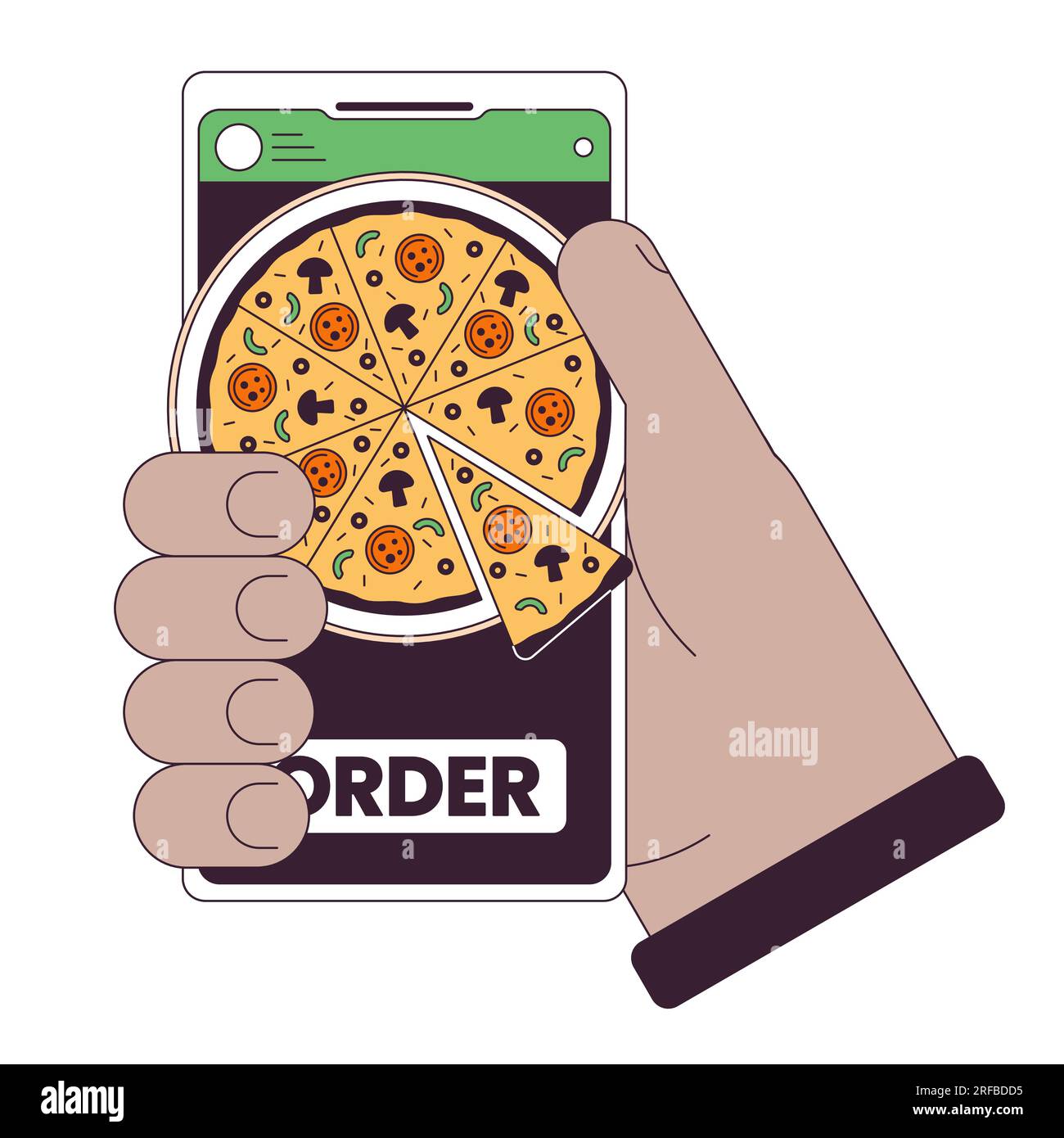 Pizza spot Stock Vector Images - Alamy
