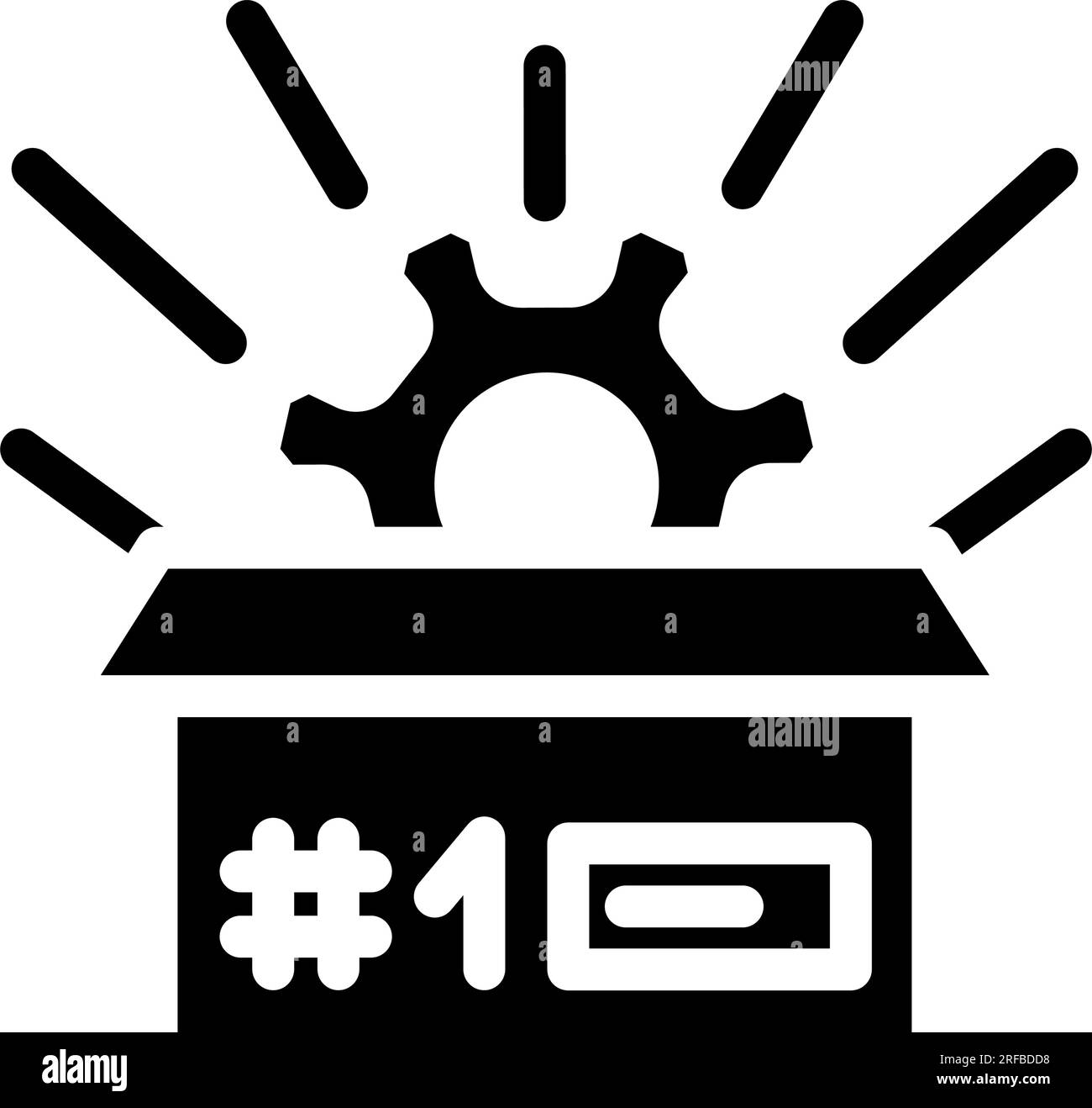 custom manufacturing engineer glyph icon vector illustration Stock ...