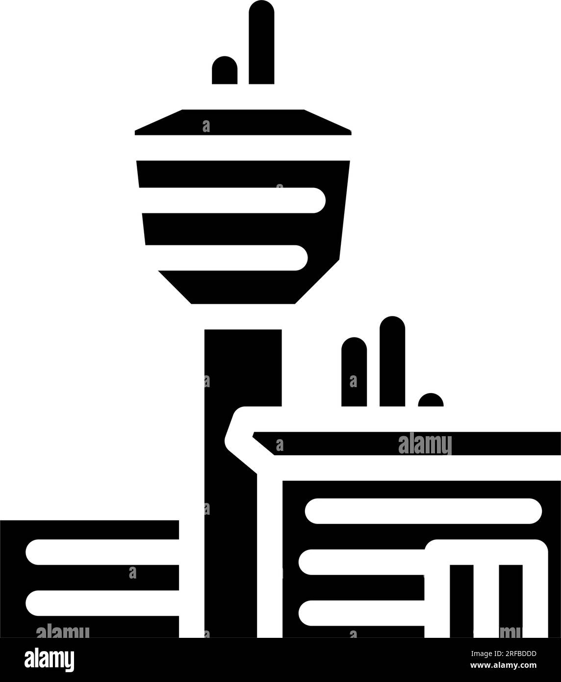 flight control aeronautical engineer glyph icon vector illustration ...