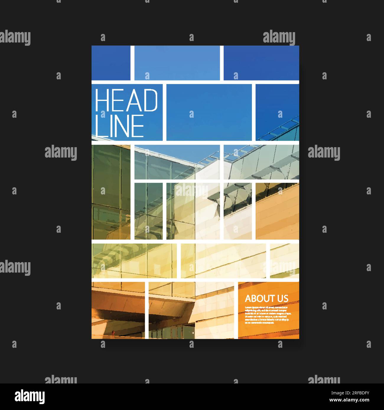 Modern Style Tiled Flyer or Cover Design for Your Business with Urban ...