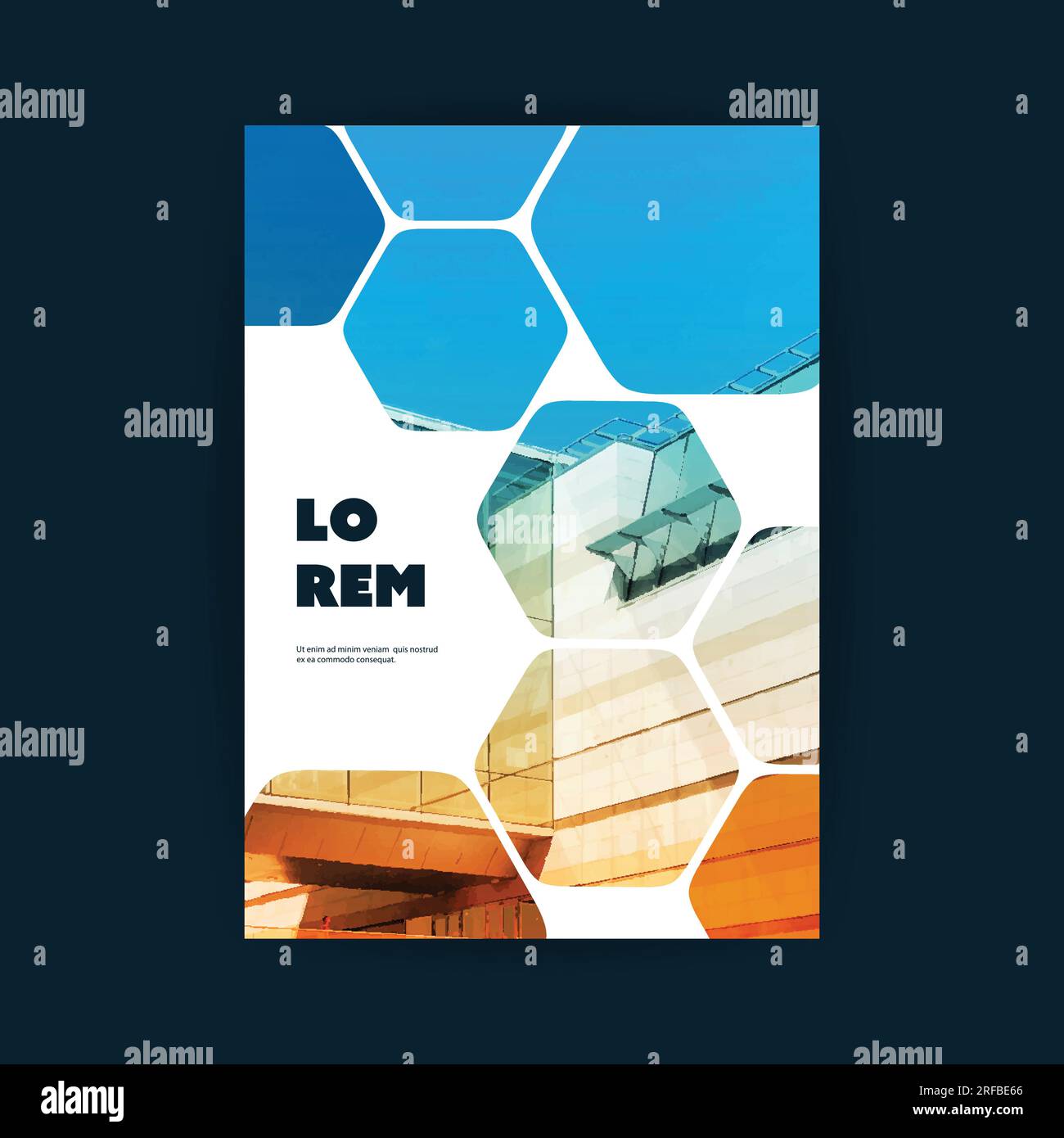 Modern Style Tiled Flyer or Cover Design for Your Business with Modern ...
