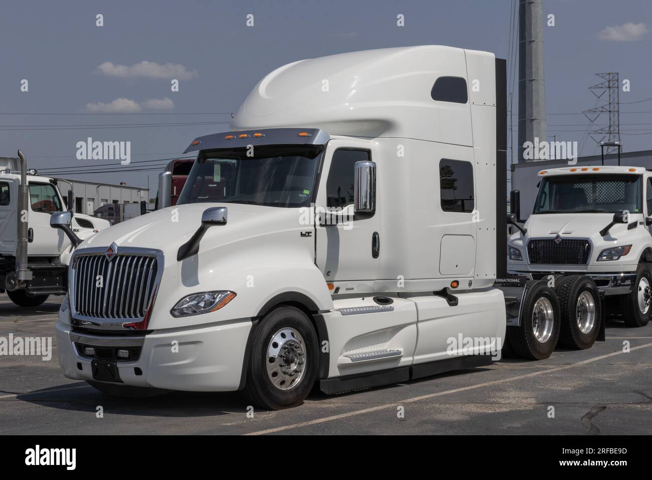 Indianapolis - August 1, 2023: Navistar International Semi Tractor ...