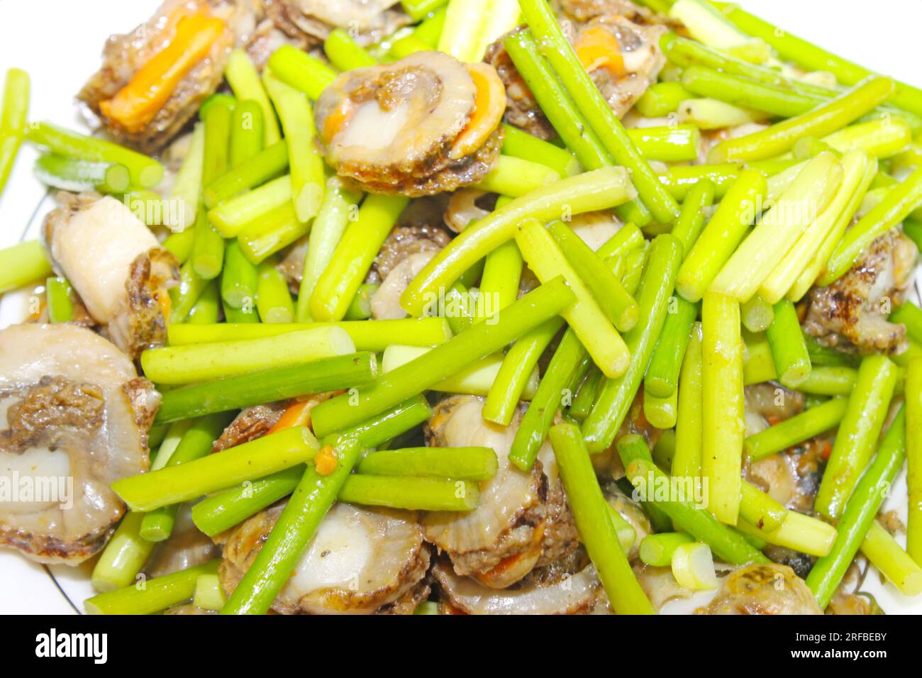closeup of shellfish dishes, in a chinese restaurant Stock Photo - Alamy