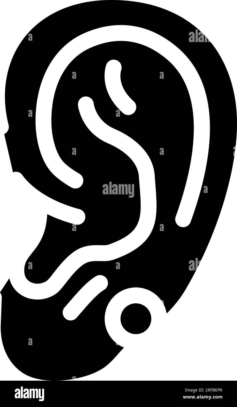 Ear lobe woman Stock Vector Images - Alamy