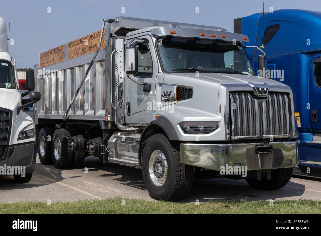 Indianapolis - August 1, 2023: Western Star heavy duty Dump Truck ...