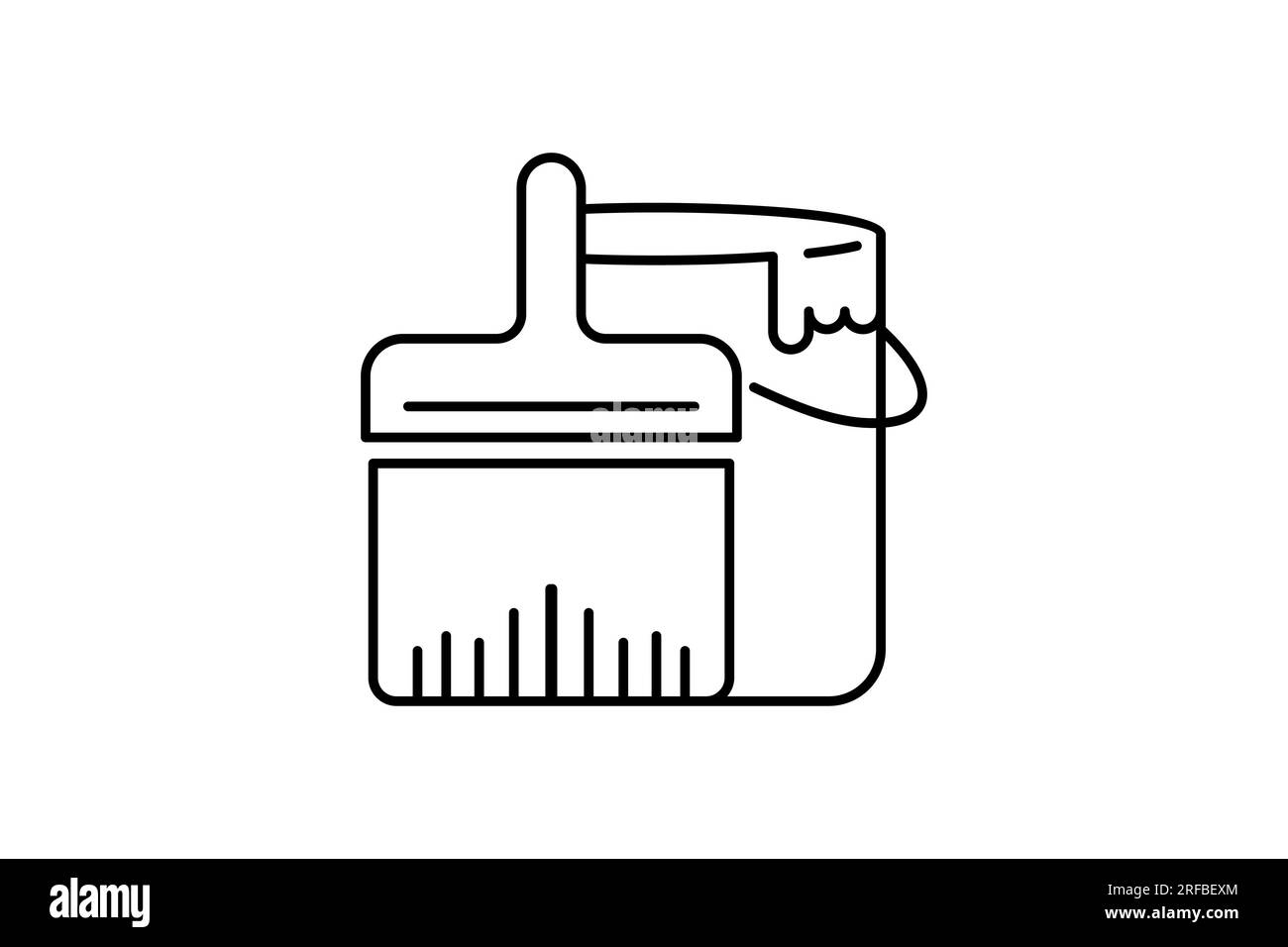 Paint Pots icon. icon related to painting. line icon style. Simple ...