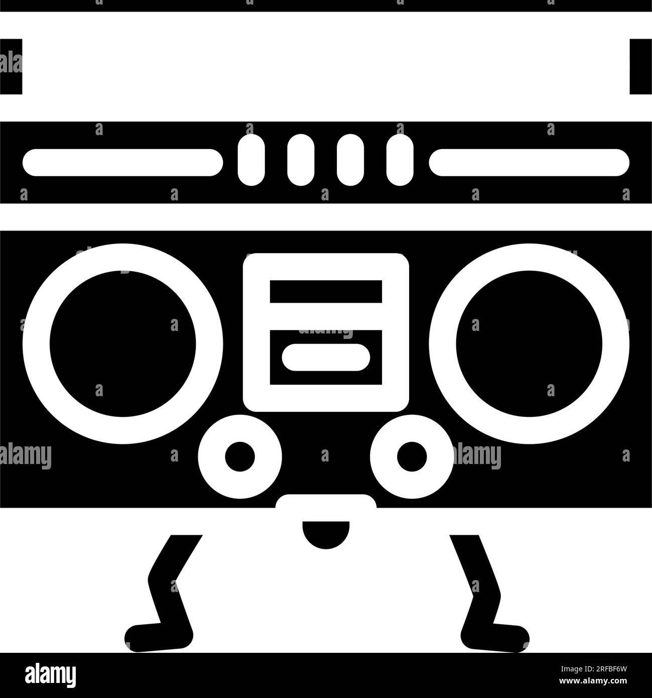 Boombox character Stock Vector Images - Alamy