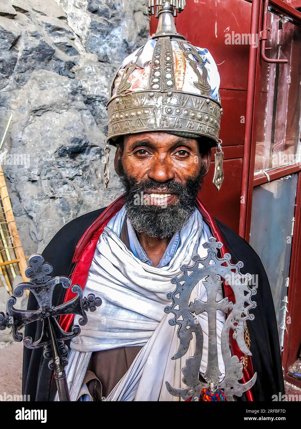 A happy priest Stock Photo - Alamy