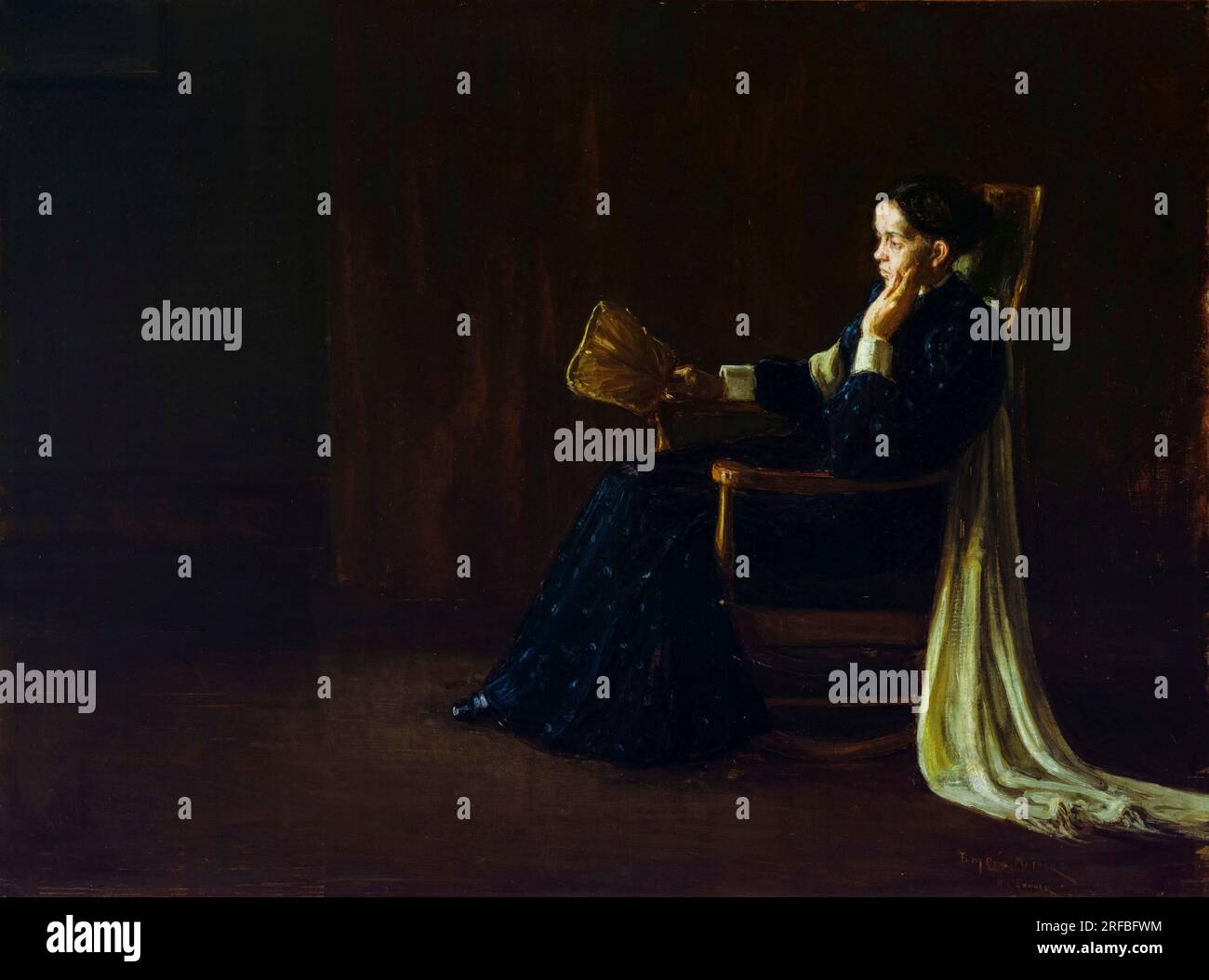 Henry Ossawa Tanner, Portrait of the Artist’s Mother, painting in oil ...