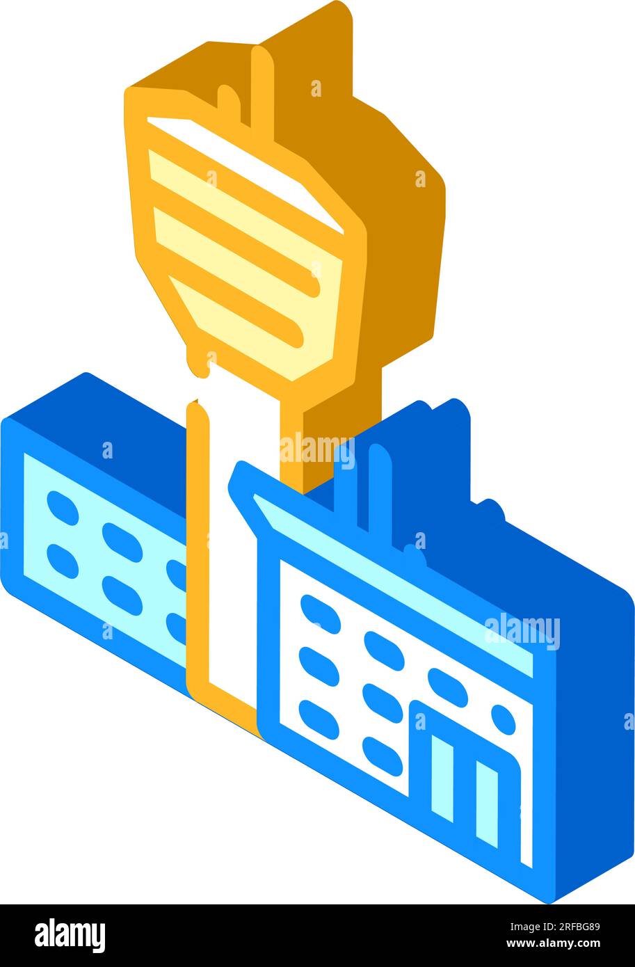 flight control aeronautical engineer isometric icon vector illustration ...