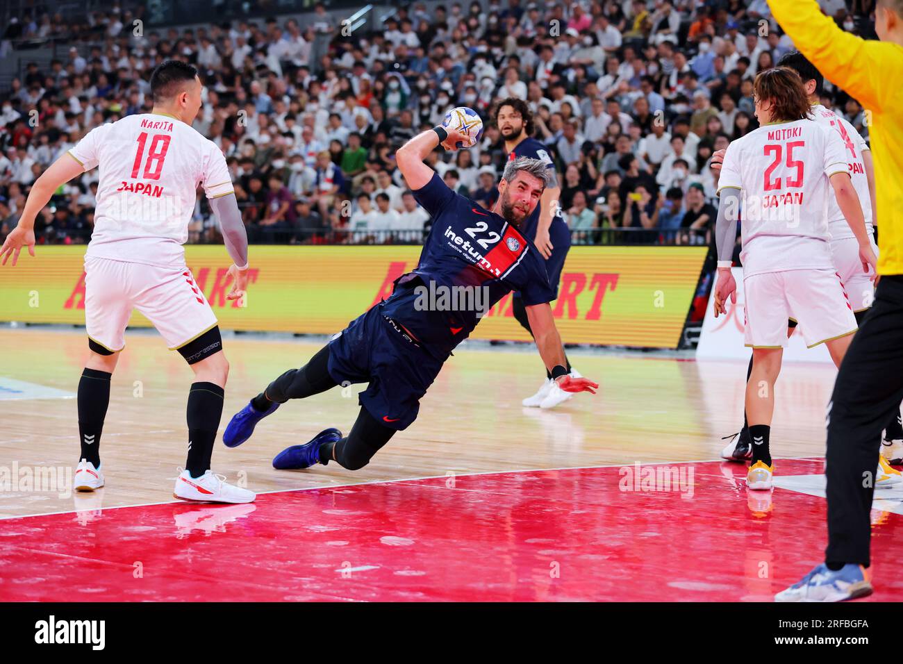 Ariake Arena Tokyo, Japan. 2nd Aug, 2023. Luka Karabatic (PSG), AUGUST ...