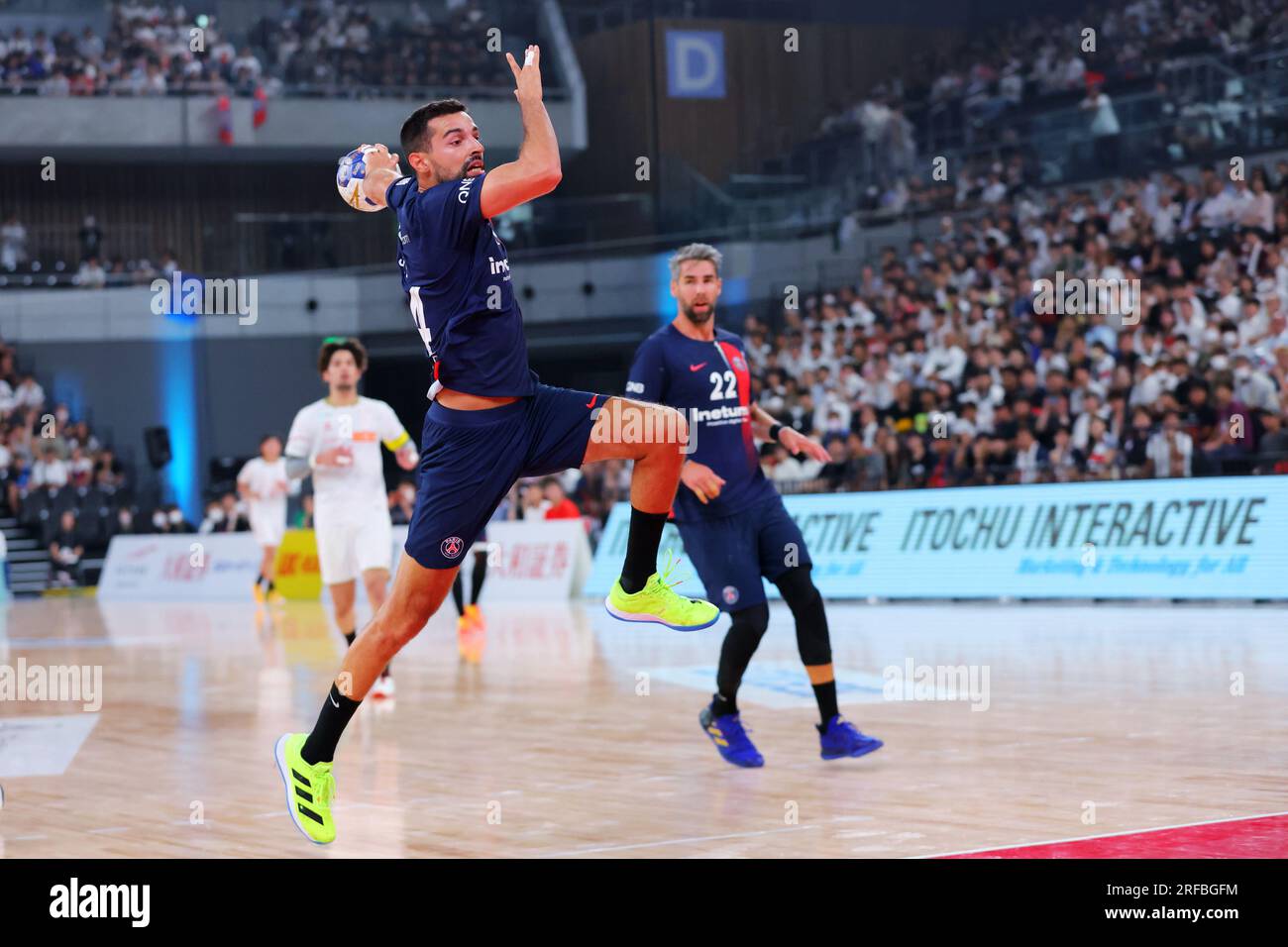 Ariake Arena Tokyo, Japan. 2nd Aug, 2023. Ferran Sole Sala (PSG ...