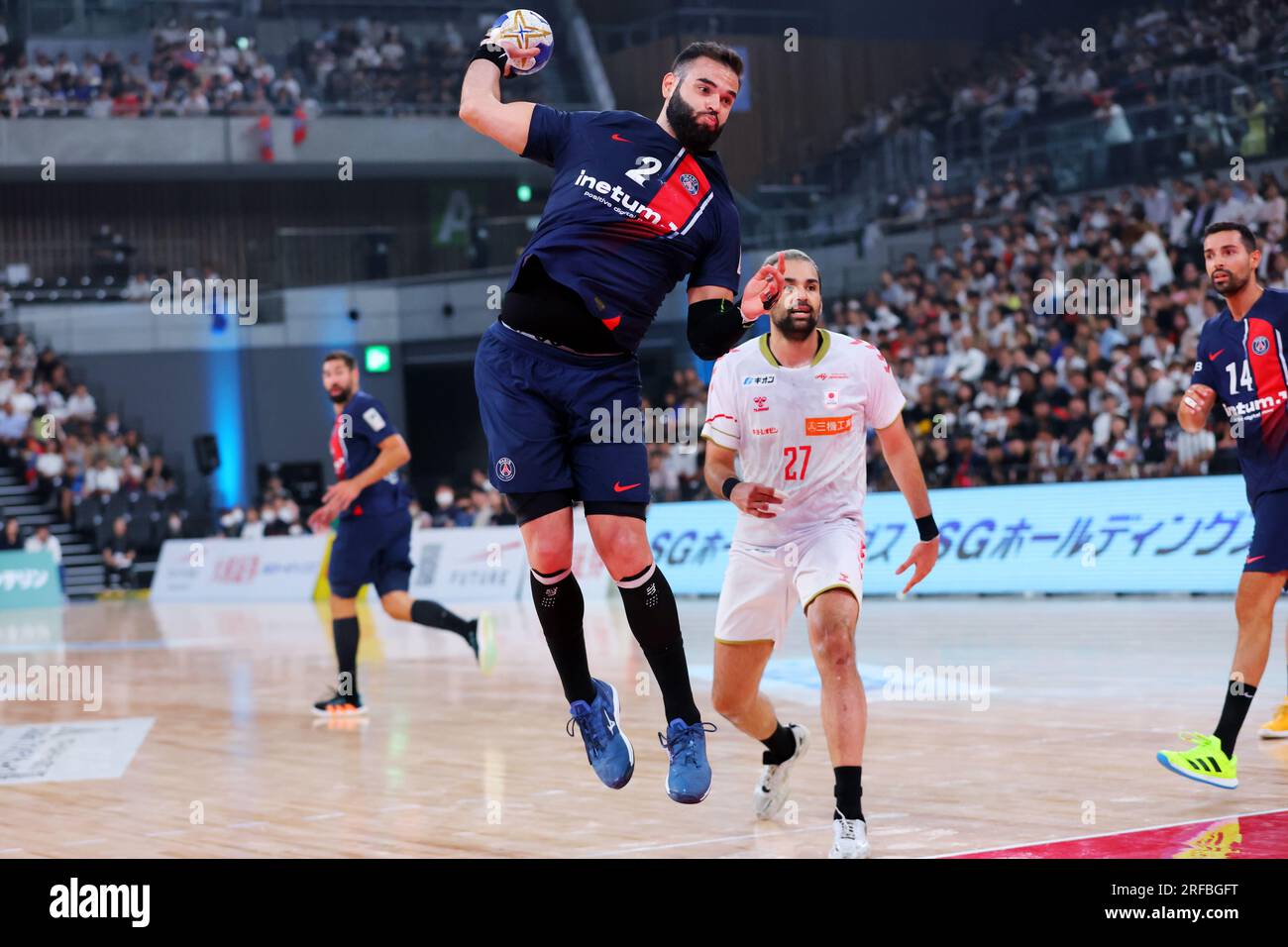 Ariake Arena Tokyo, Japan. 2nd Aug, 2023. Kamil Syprzak (PSG), AUGUST 2 ...