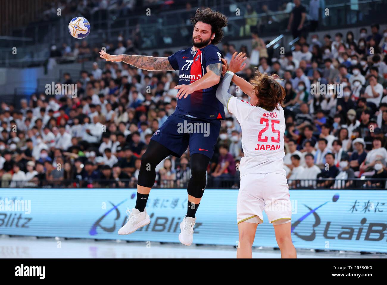 Ariake Arena Tokyo, Japan. 2nd Aug, 2023. Elohim Prandi (PSG), AUGUST 2 ...