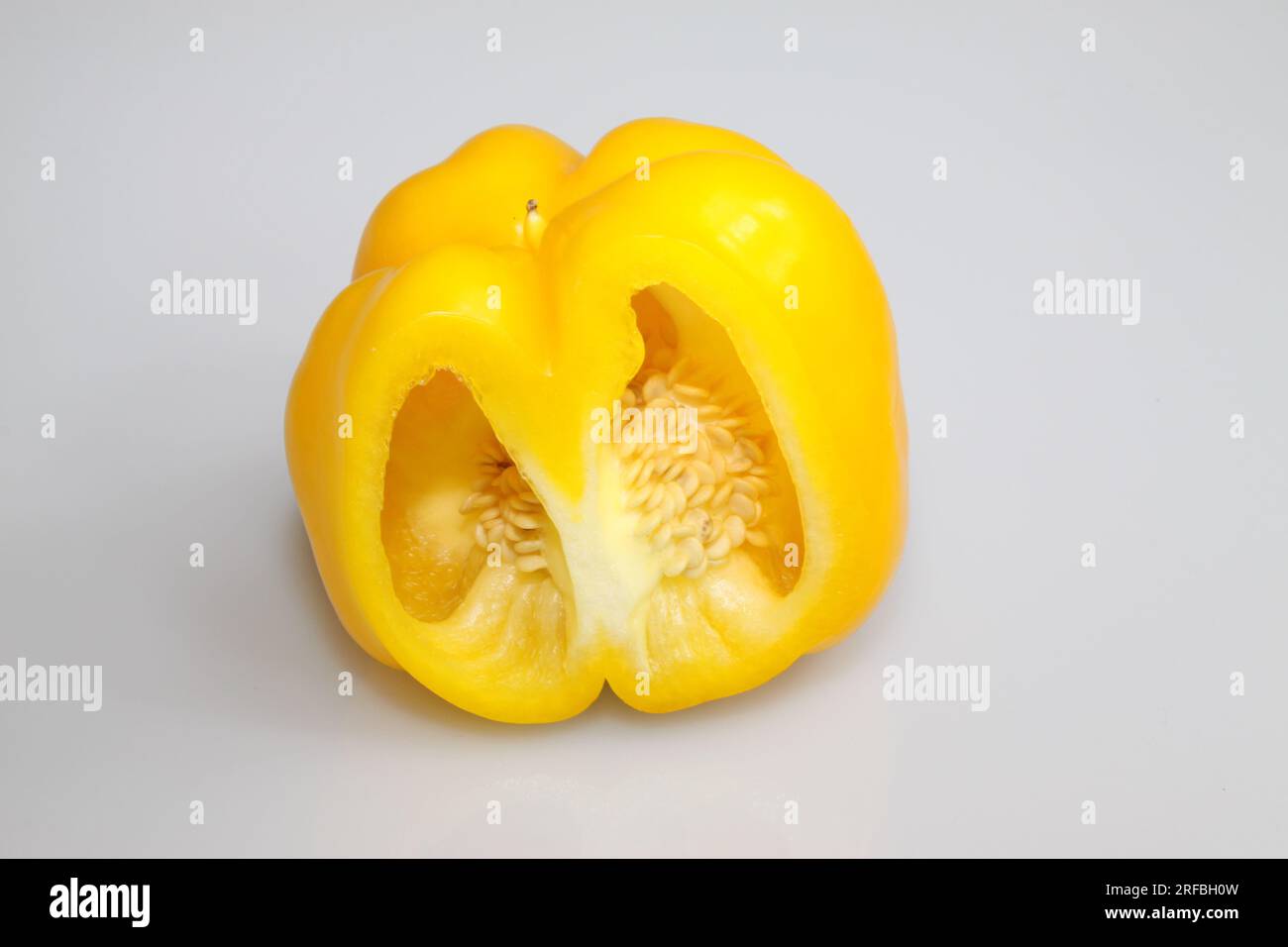 closeup of color chili on a white background Stock Photo - Alamy