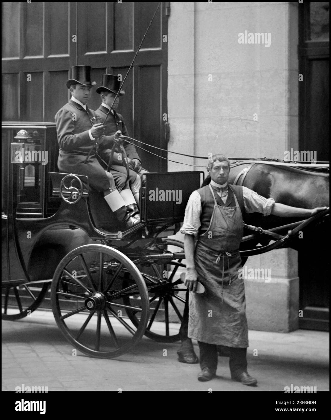 Les cochers et le palefrenier employes par le comte ducos a Paris ...