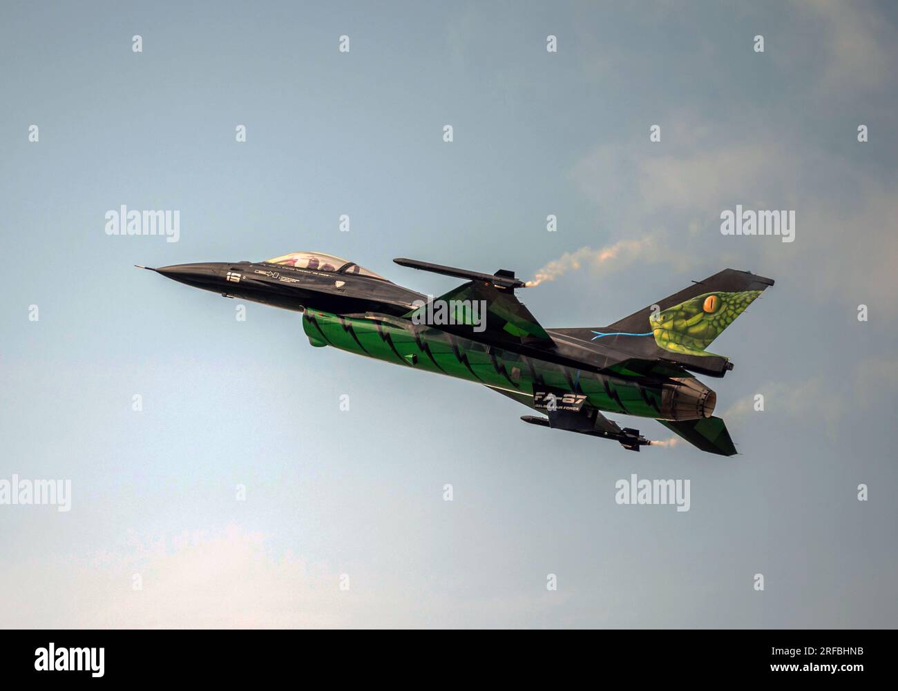 Belgian Air Force F-16 Solo Display "Dream Viper" at the Royal ...