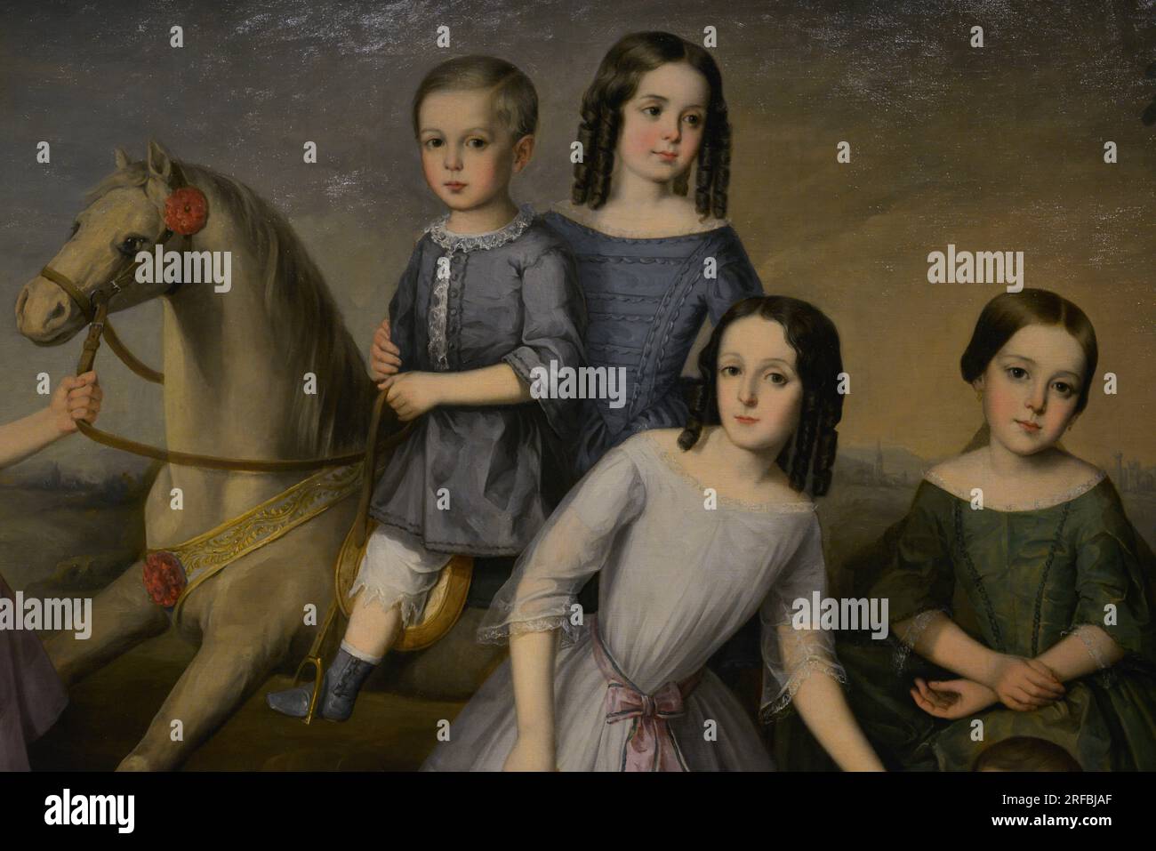 Jose Roldan Martinez (1808-1871). Spanish painter. The children of the ...