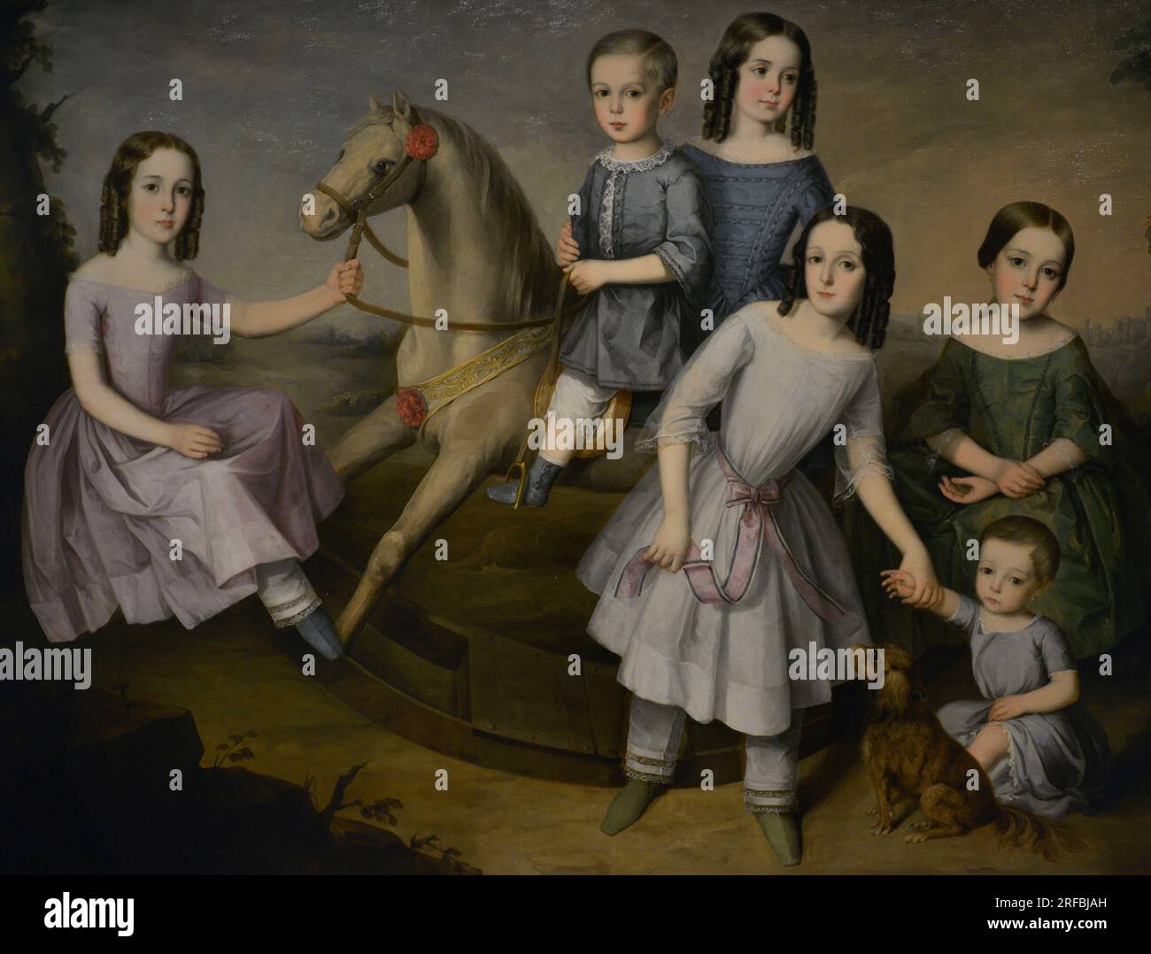 Jose Roldan Martinez (1808-1871). Spanish painter. The children of the ...