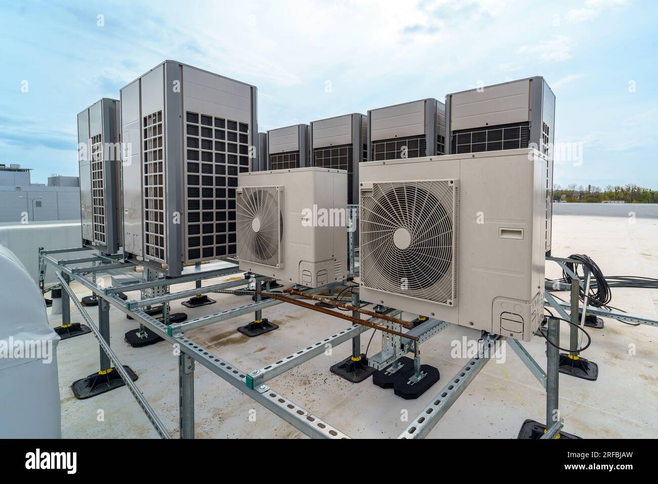 Multizone air conditioning and ventilation system Stock Photo - Alamy