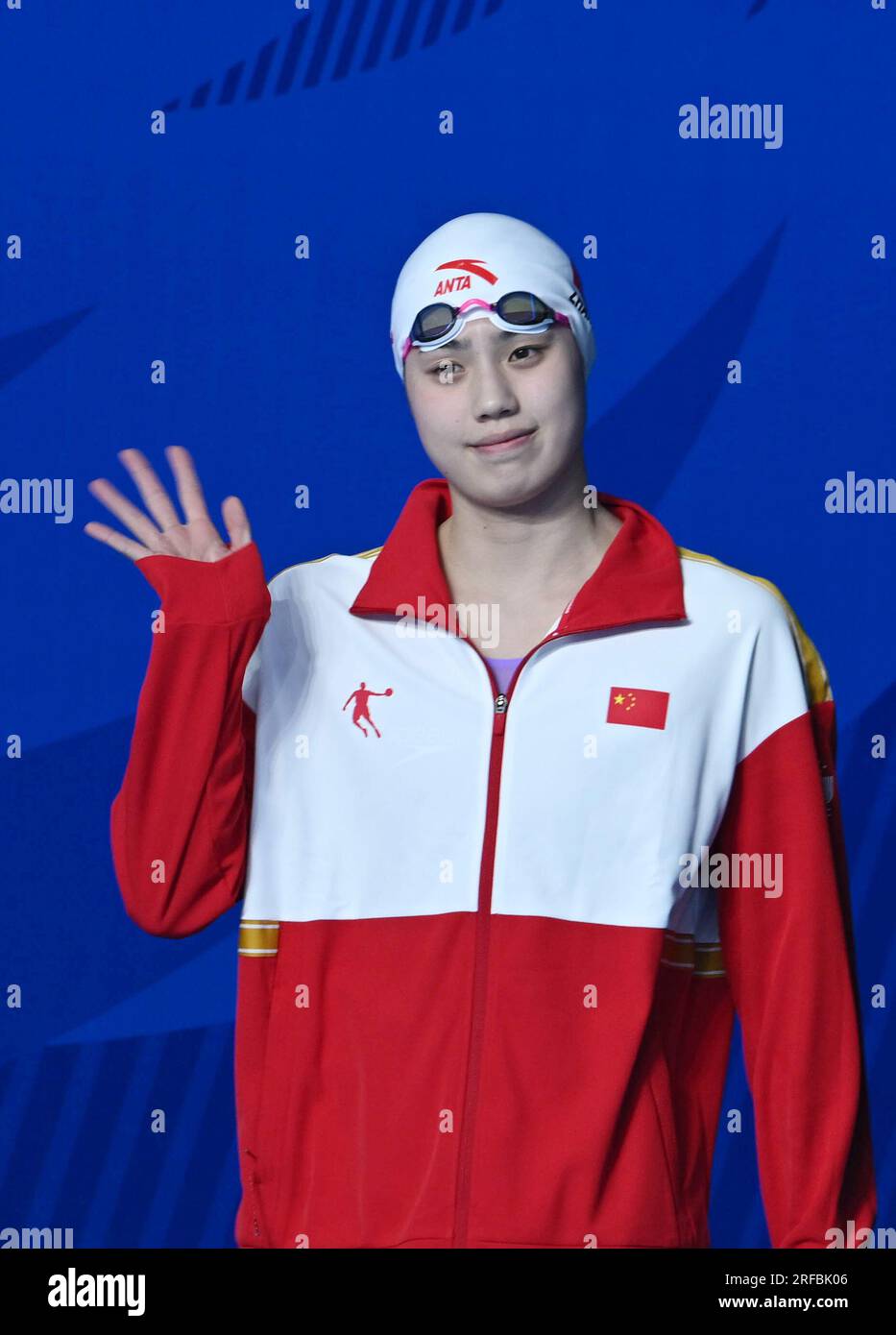 Chengdu, China's Sichuan Province. 2nd Aug, 2023. Zhang Yufei of China ...