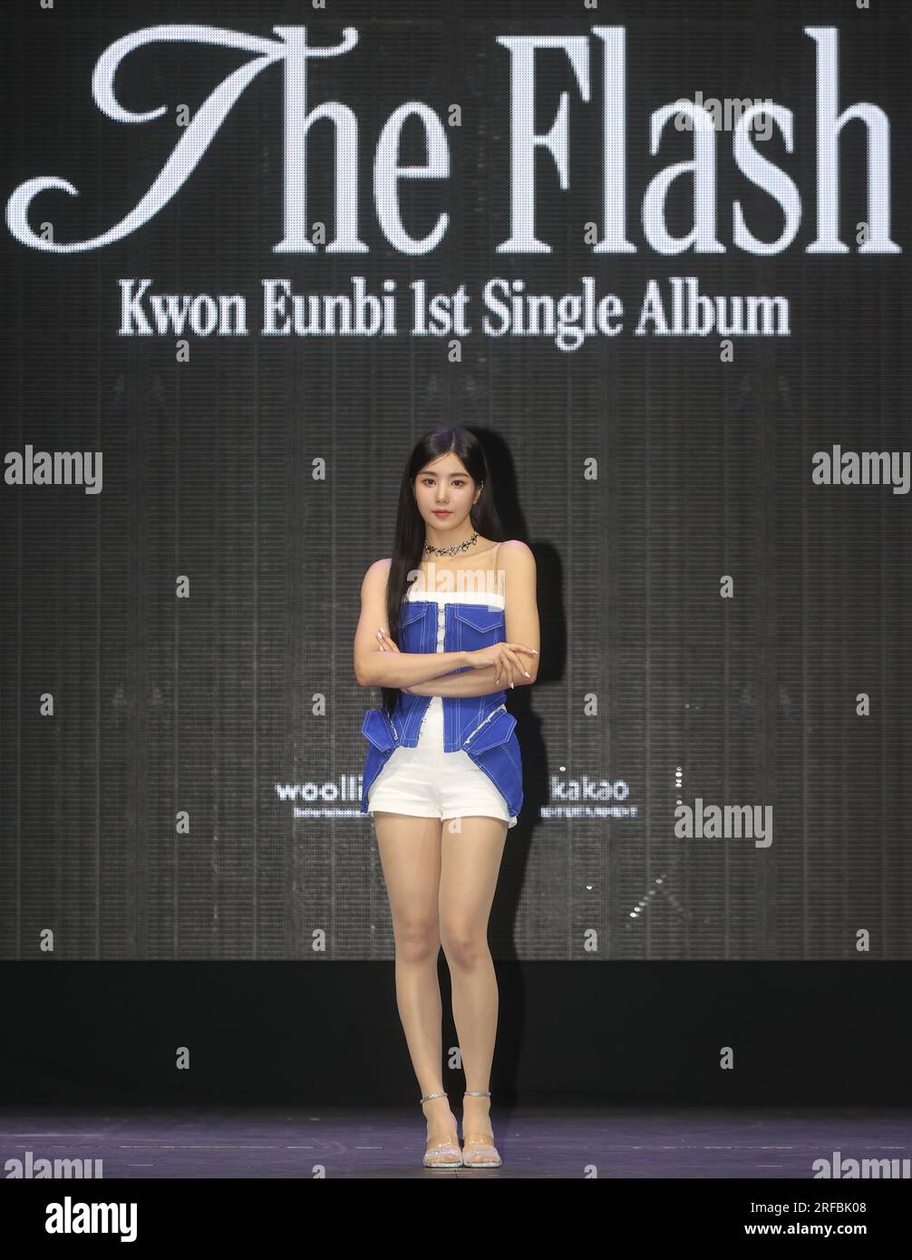 02nd Aug, 2023. S. Korean singer Kwon Eun-bi South Korean singer Kwon Eun-bi poses for a photo ...