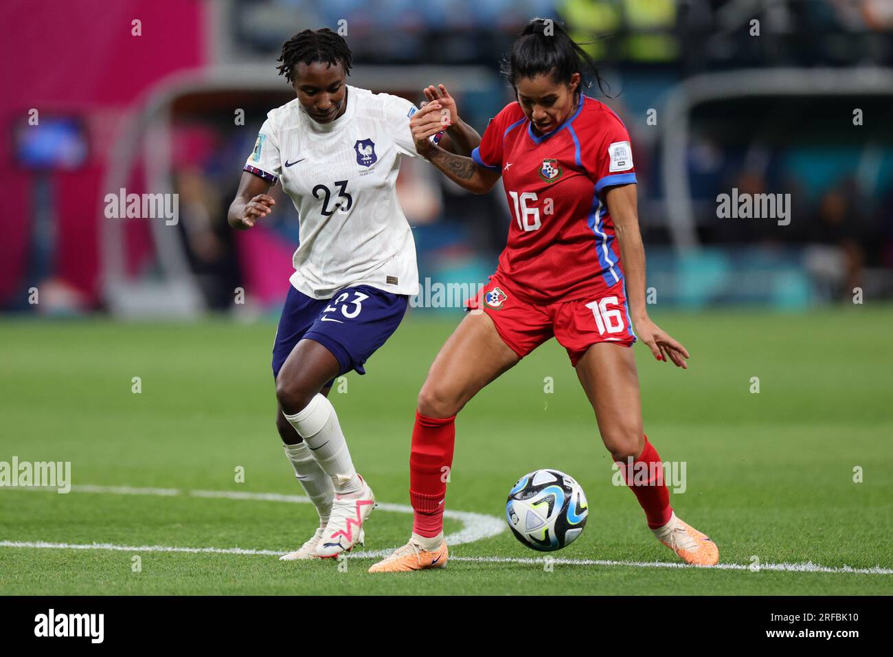Sydney, Australia. 02nd Aug, 2023. Rebeca Espinosa of Panama and Vicki ...