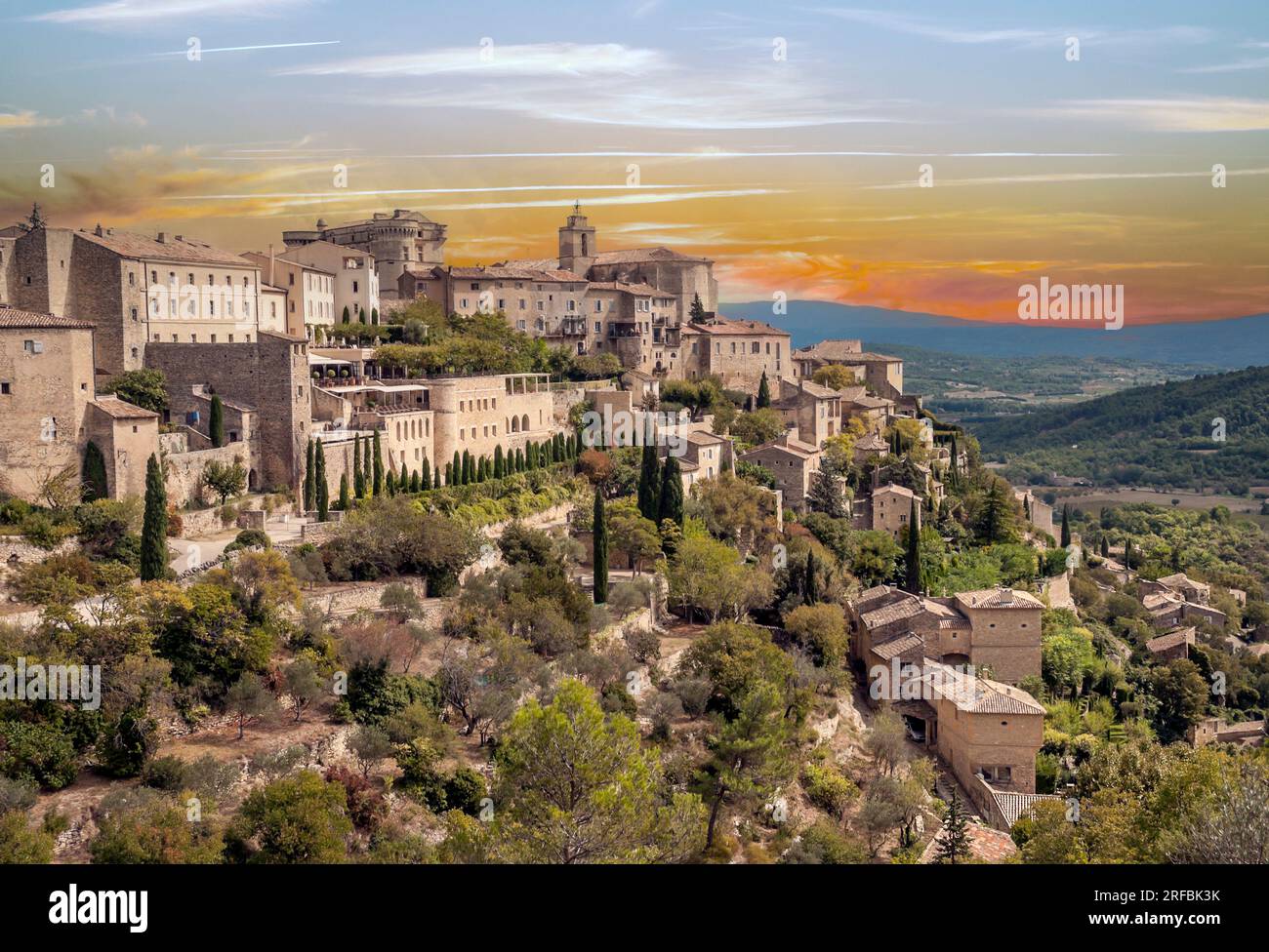 Gordes sunrise provence france hi-res stock photography and images - Alamy