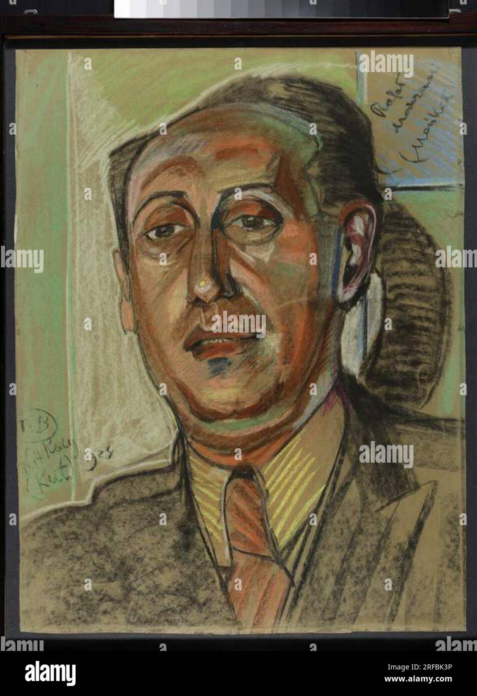 Portrait of Leon Reynel 1924 by Stanisław Ignacy Witkiewicz Stock Photo ...