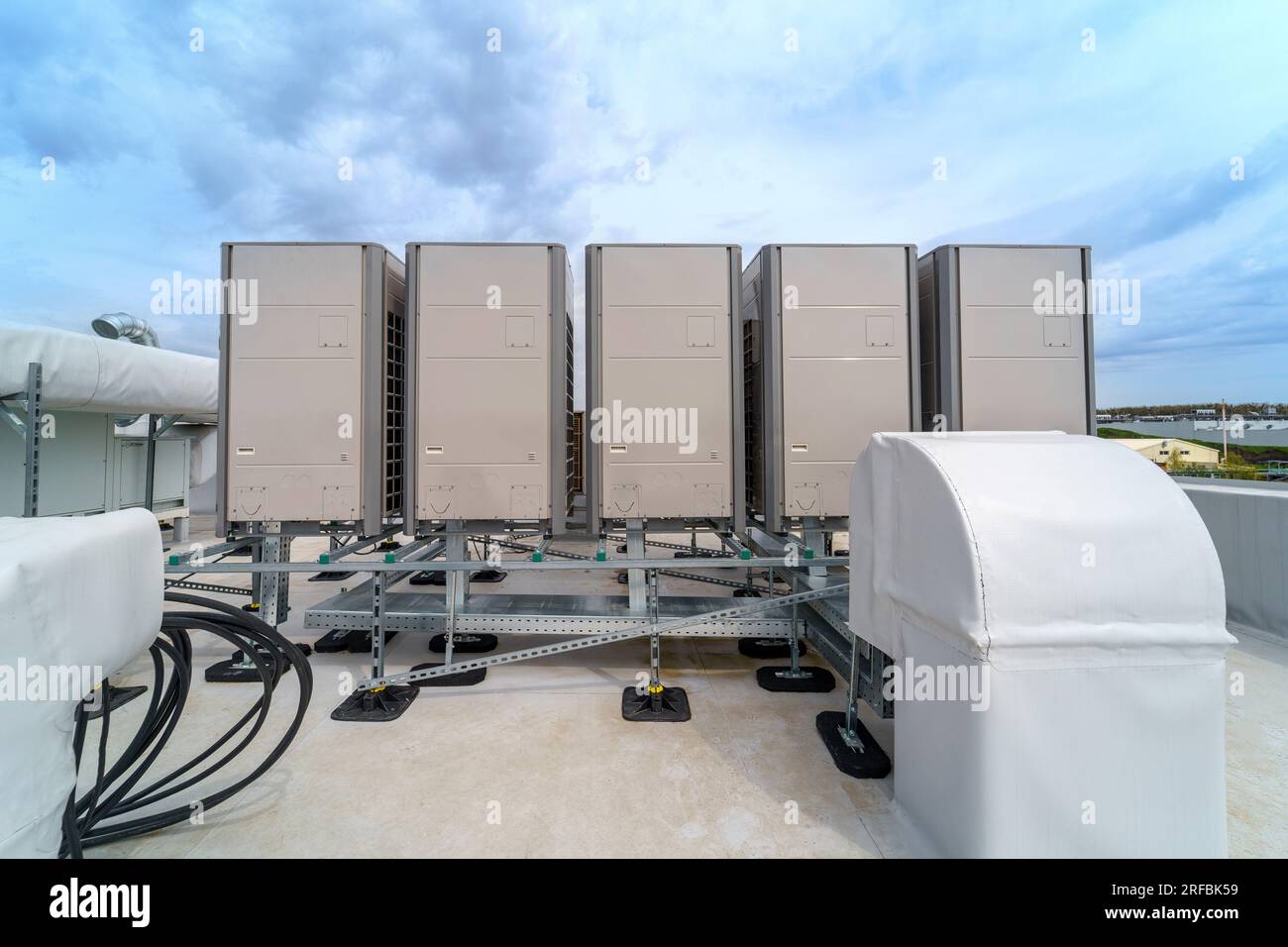 Multizone air conditioning and ventilation system Stock Photo - Alamy