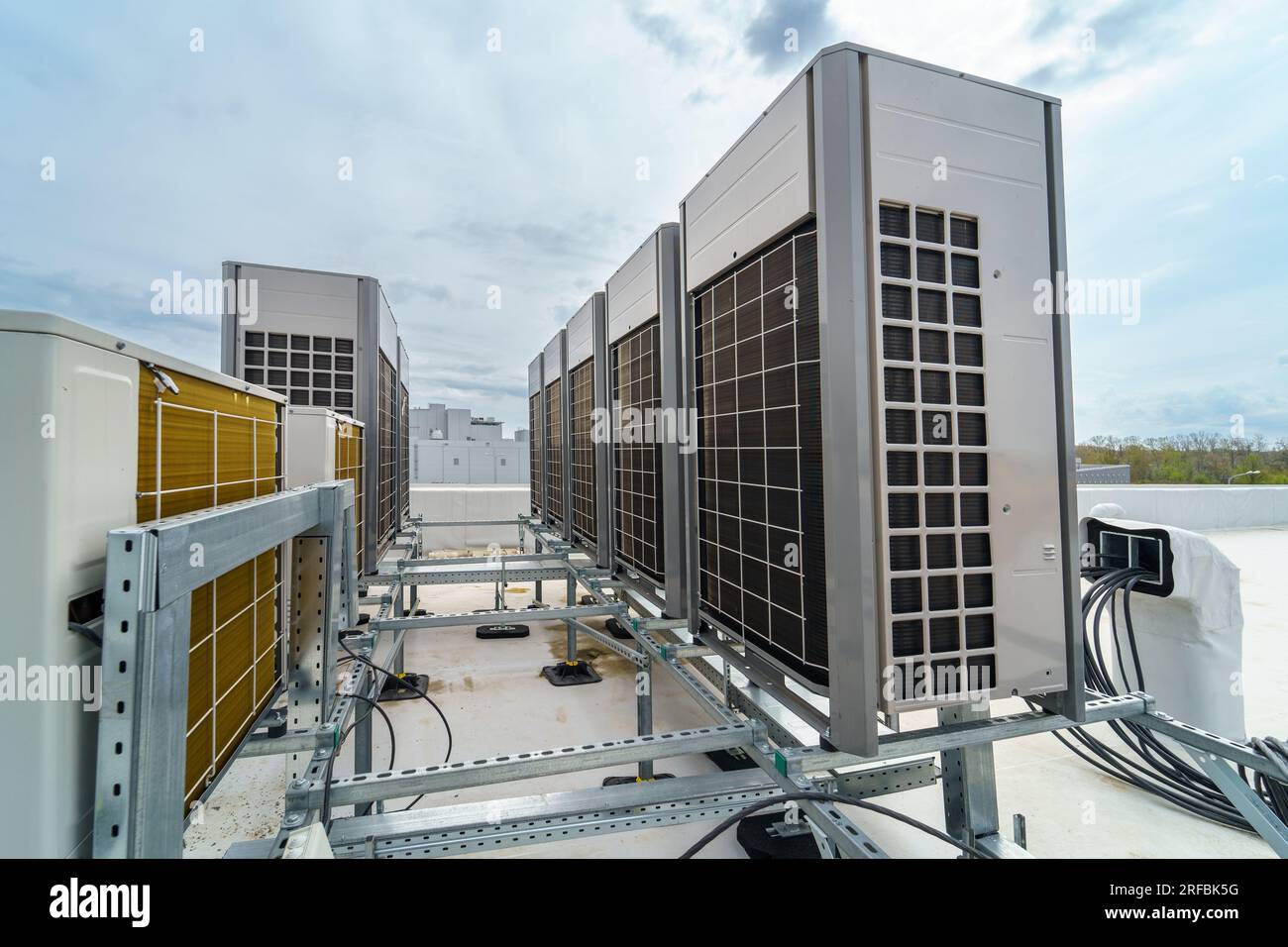 Multizone air conditioning and ventilation system Stock Photo - Alamy