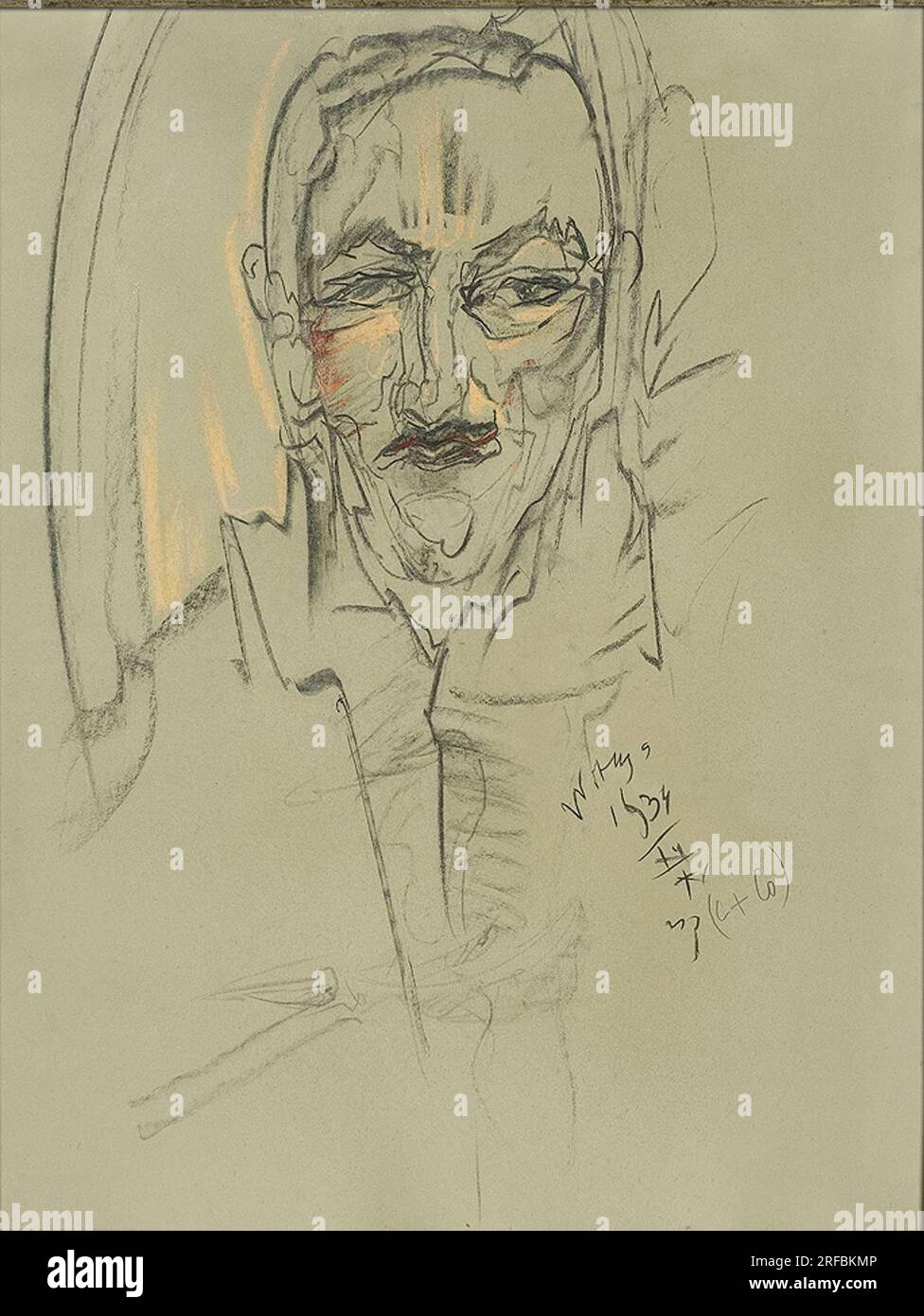 Portrait of Jan Józef Głogowski December 1934 by Stanisław Ignacy ...