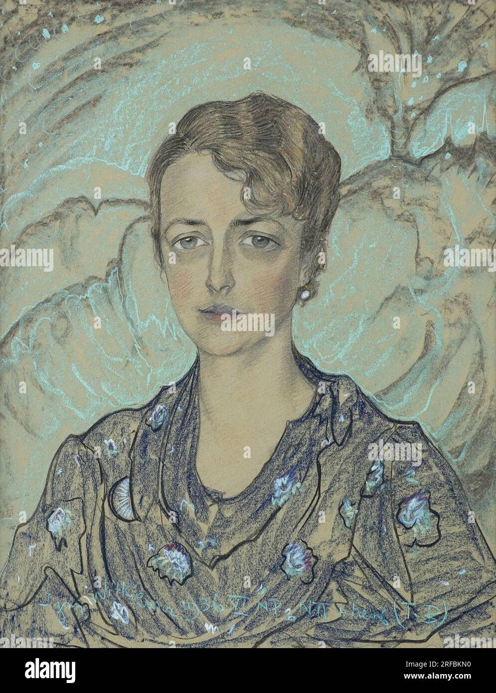 Portrait of Mary (Maria Stefania) Rouppert June 1936 by Stanisław ...