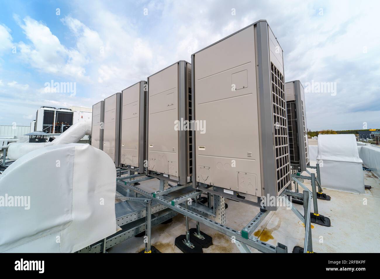 Multizone air conditioning and ventilation system Stock Photo - Alamy