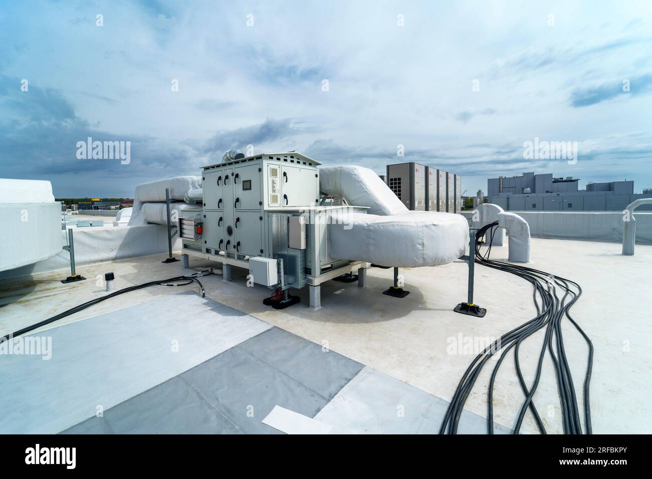 Multizone air conditioning and ventilation system Stock Photo - Alamy