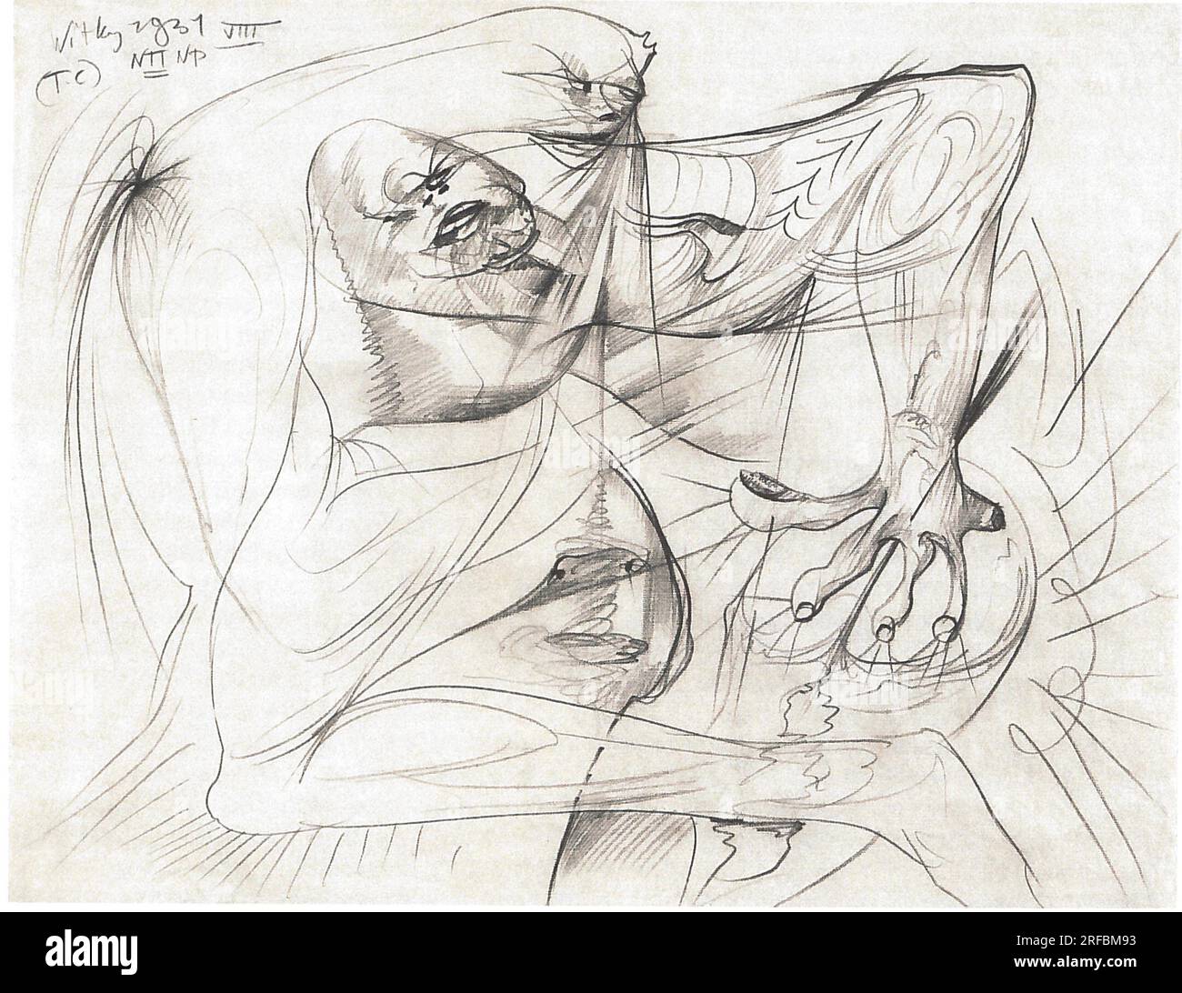 Composition August 1931 by Stanisław Ignacy Witkiewicz Stock Photo - Alamy