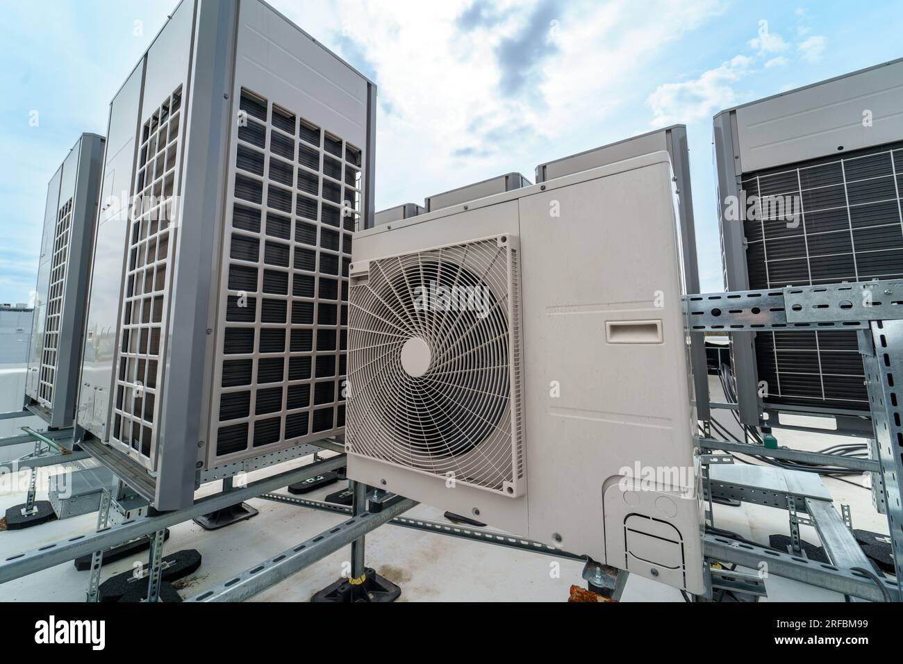 Multizone air conditioning and ventilation system Stock Photo - Alamy