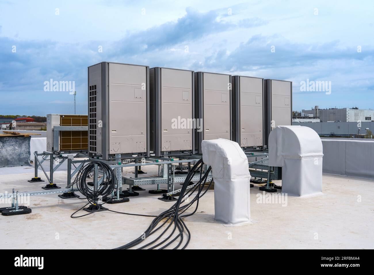 Multizone air conditioning and ventilation system Stock Photo - Alamy