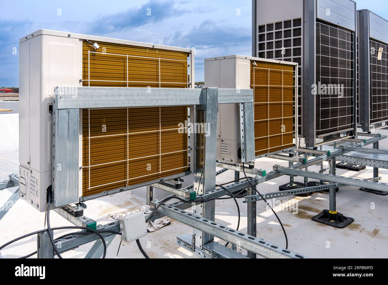 Multizone air conditioning and ventilation system Stock Photo - Alamy
