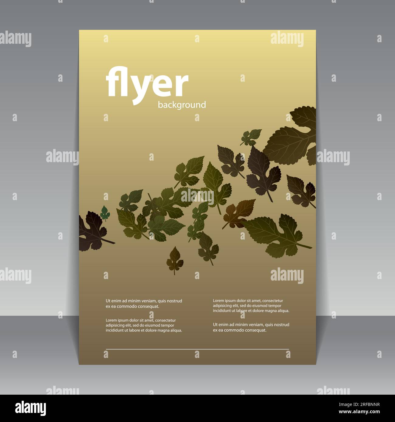 Fallen leaves in vibrant Stock Vector Images - Alamy