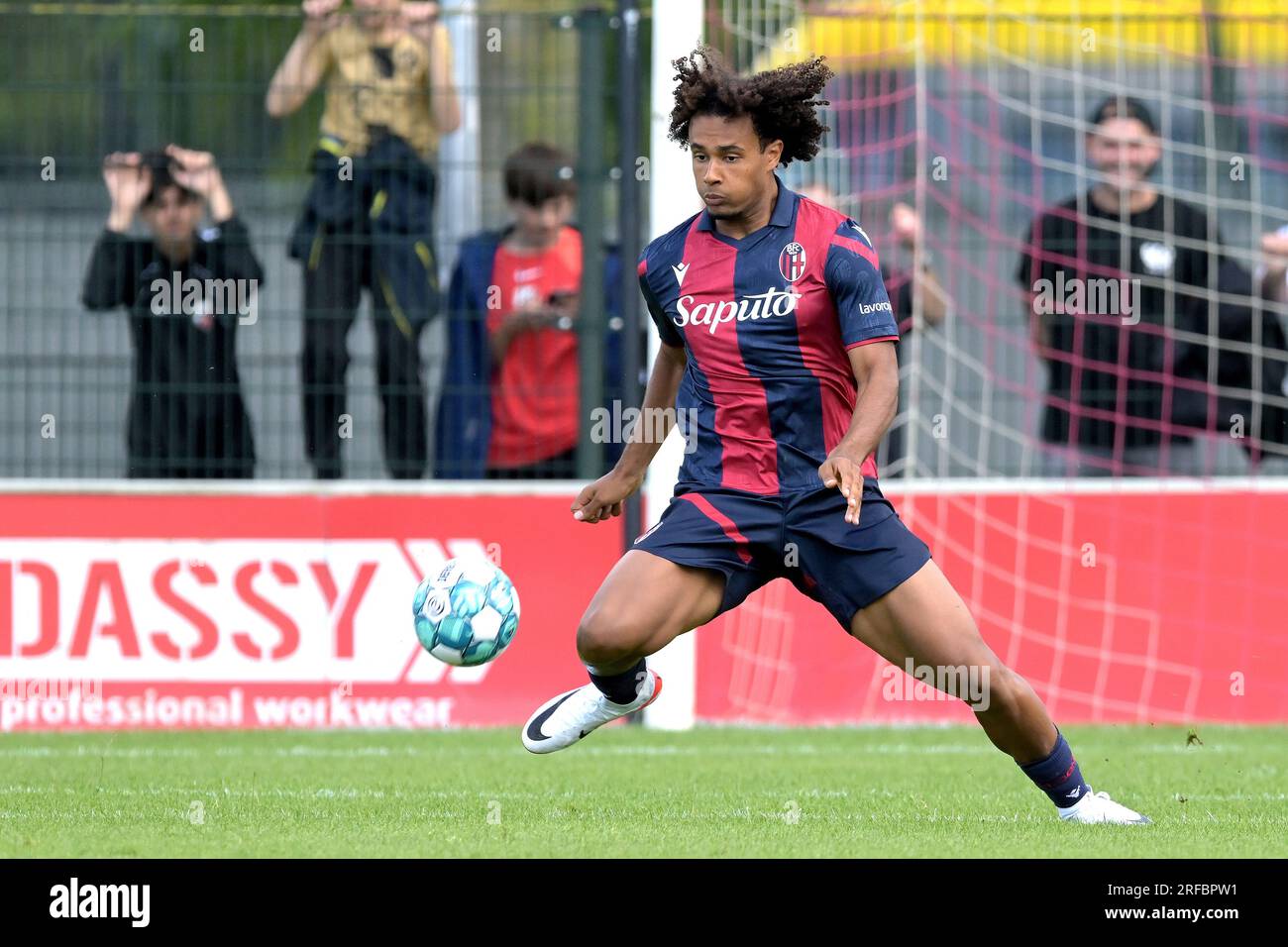 UTRECHT - Joshua Zirkzee of Bologna FC during the friendly match ...